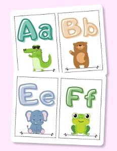 ABC Animal Letter Cards | Resource | ClassWeekly.com